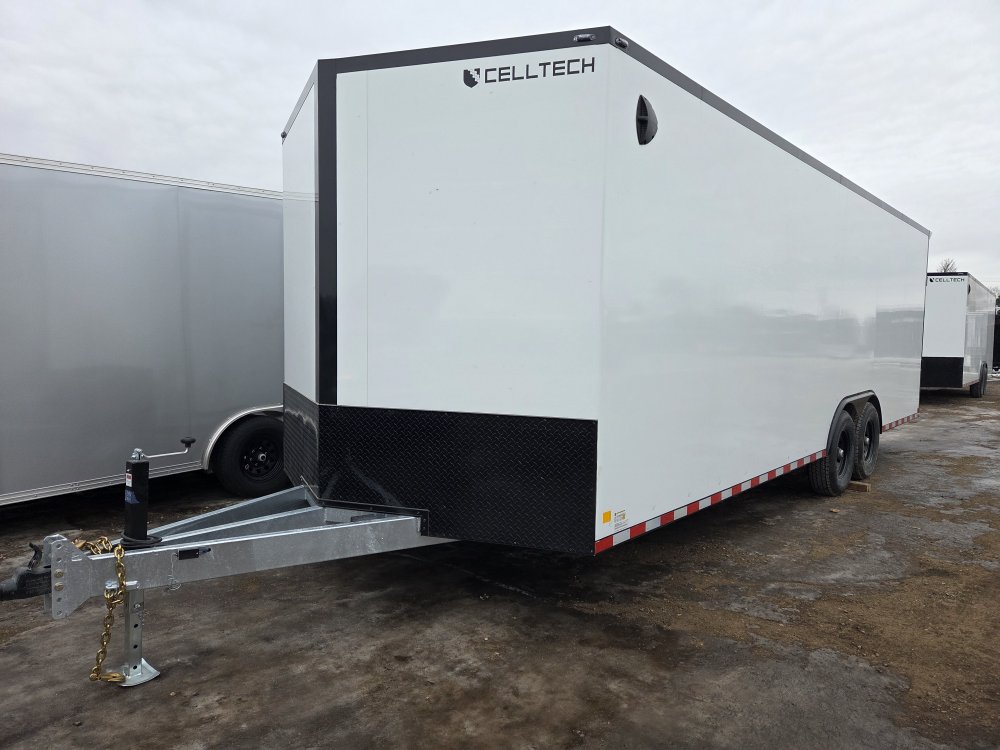 8.5'x24' CellTech Enclosed Cargo 85X24TA5 84"