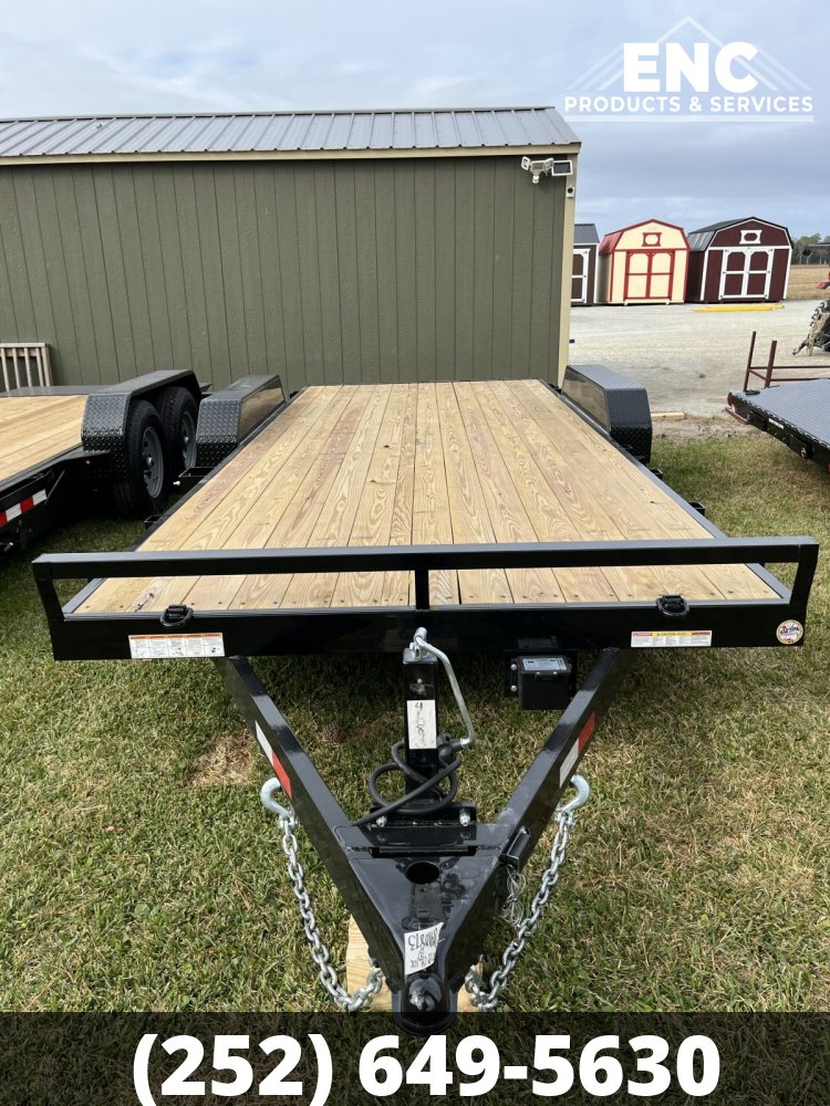 2023 7x20 Sure-Trac Flatbed Car Hauler Trailer