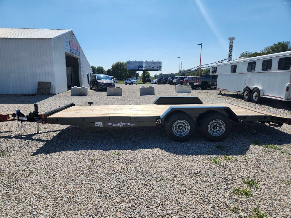 2023 7x20 Liberty Flatbed Car Hauler - Dovetail