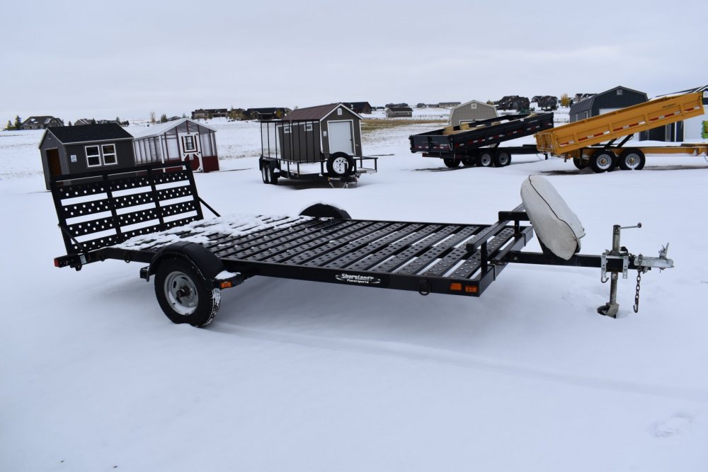 PS6X12 3K Shore Lander all steel Utility trailer almost new radial ...