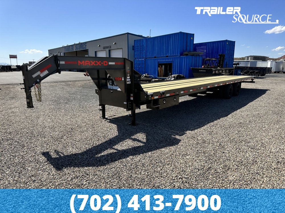 Maxx-D TDX Gooseneck Full Tilt Trailer 40' 25K 14 Ply Tires