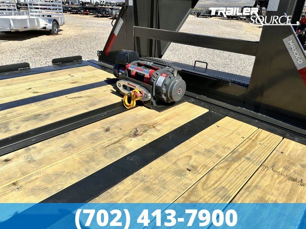 Maxx-D TDX Gooseneck Full Tilt Trailer 40' 25K 14 Ply Tires