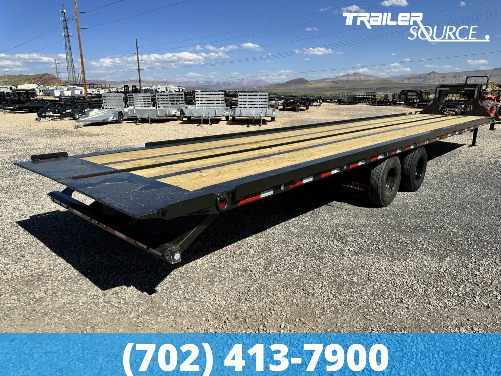 Maxx-D TDX Gooseneck Full Tilt Trailer 40' 25K 14 Ply Tires