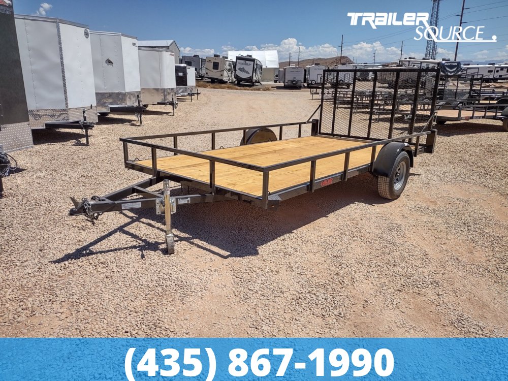 2024 Echo 8x15 Single Axle Utility Trailer