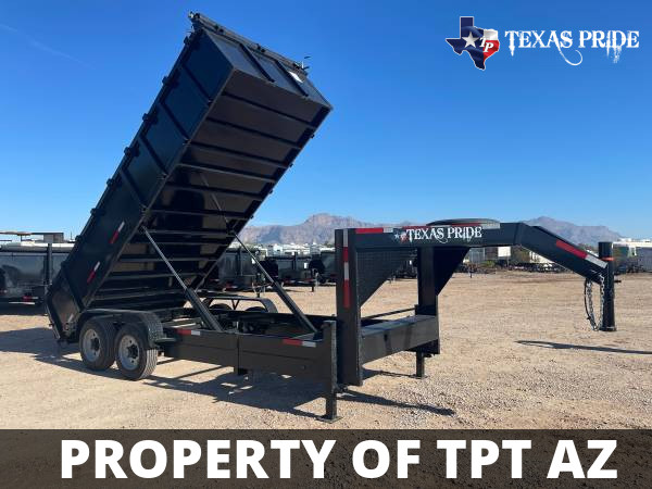 2023 7x16x2 16K GN $245/mo* TEXAS PRIDE Dump Trailer - $12,795